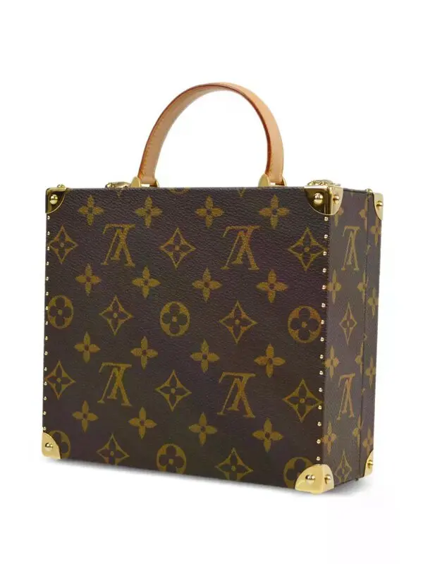 LOUIS VUITTON X Takashi Murakami 2000s Pre-owned Flower Hat Monogram Jewellery Case