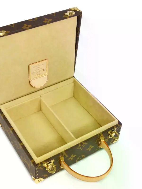 LOUIS VUITTON X Takashi Murakami 2000s Pre-owned Flower Hat Monogram Jewellery Case
