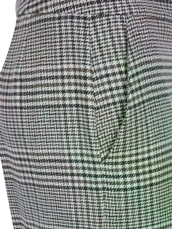 VIA MASINI 80 Check-patterned Rousers