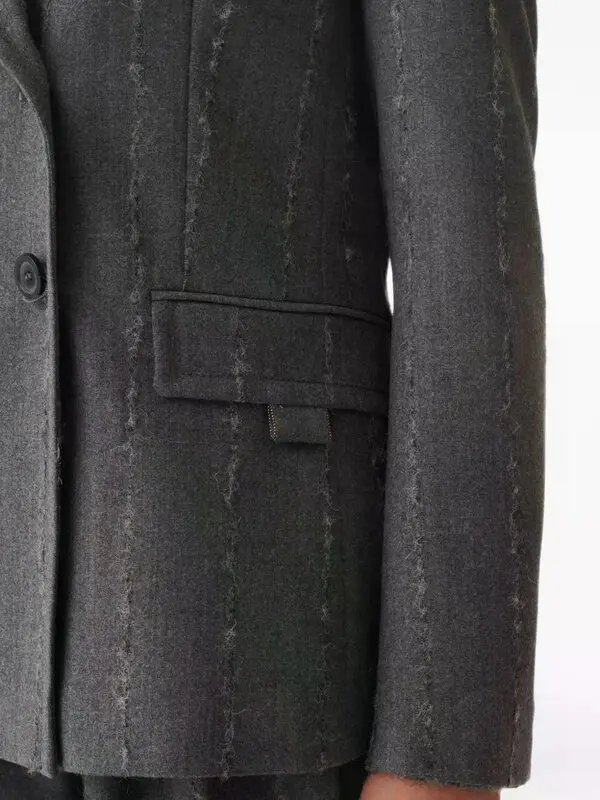 Fabiana Filippi Double-breasted Pinstriped Jacket