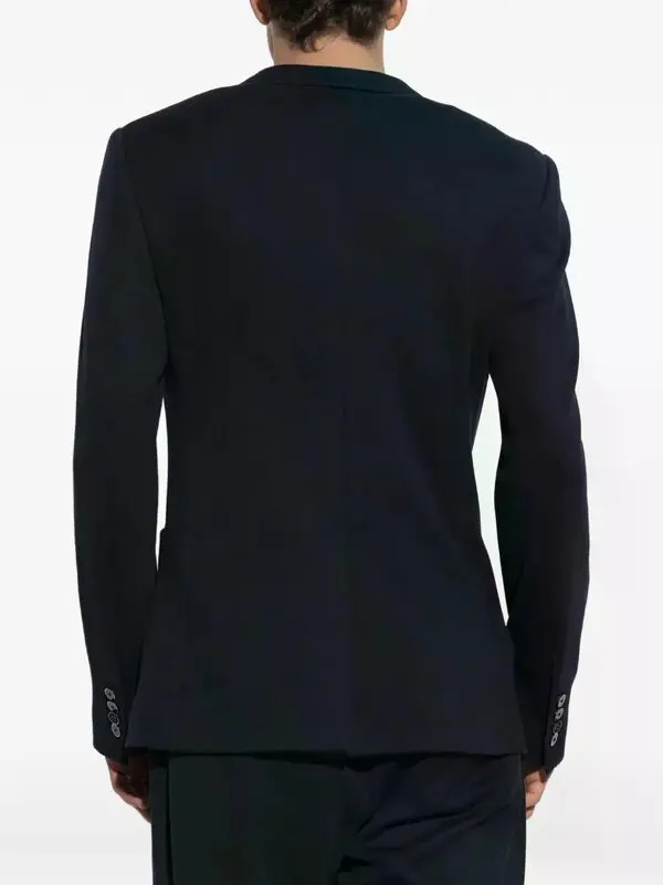 Dolce & Gabbana Embroidered-logo Single-vent Blazer