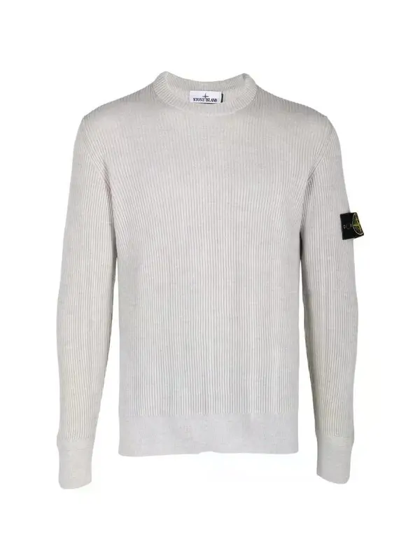 Stone Island 5100053 Full Rib Rws Wool Jumper - Neutrals