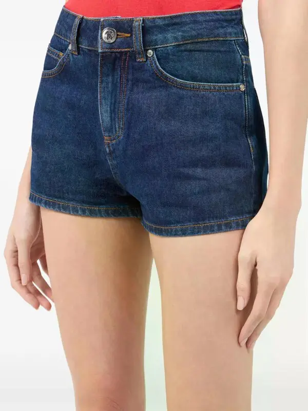 Roberto Cavalli Logo-print Mini Shorts