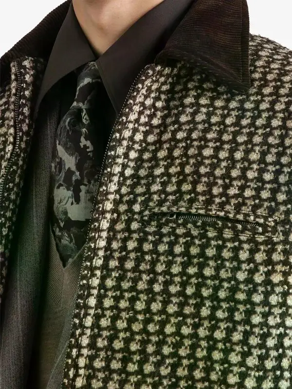 Dolce & Gabbana Houndstooth-pattern Jacket