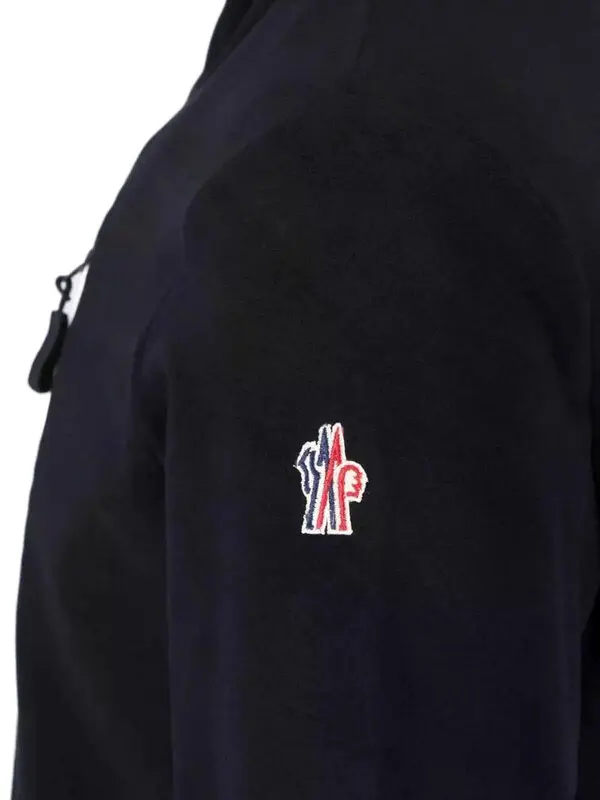 Moncler Half-zip Logo-patch Sweatshirt
