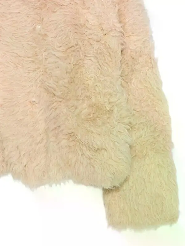SEMICOUTURE Faux-fur Double-breasted Jacket