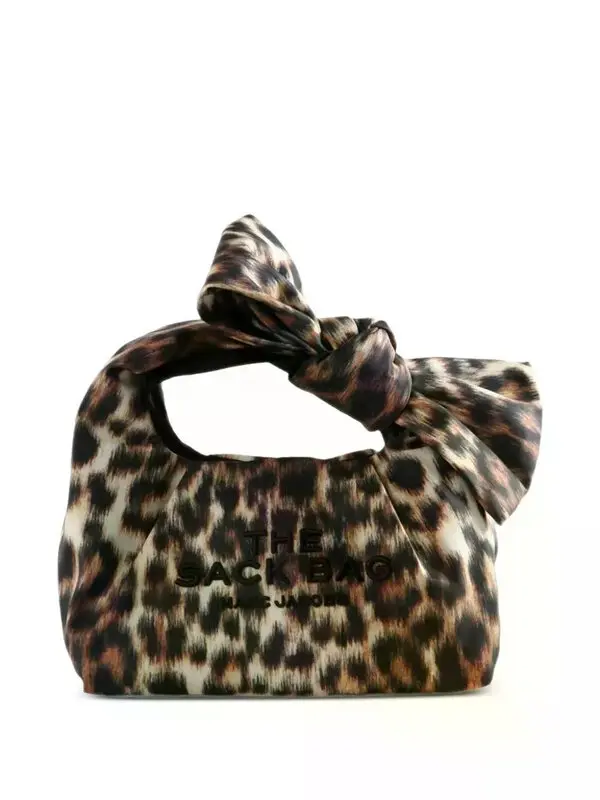 Marc Jacobs Mini Bow Sack Leopard-print Tote Bag
