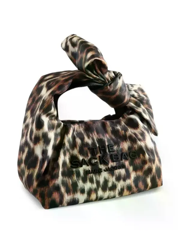 Marc Jacobs Mini Bow Sack Leopard-print Tote Bag
