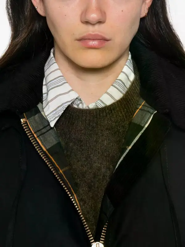 Barbour Carville Waxed Jacket - Black