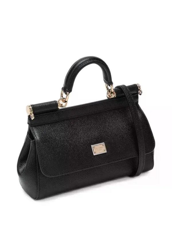 Dolce & Gabbana Mini Sicily Handbag In Dauphine Calfskin