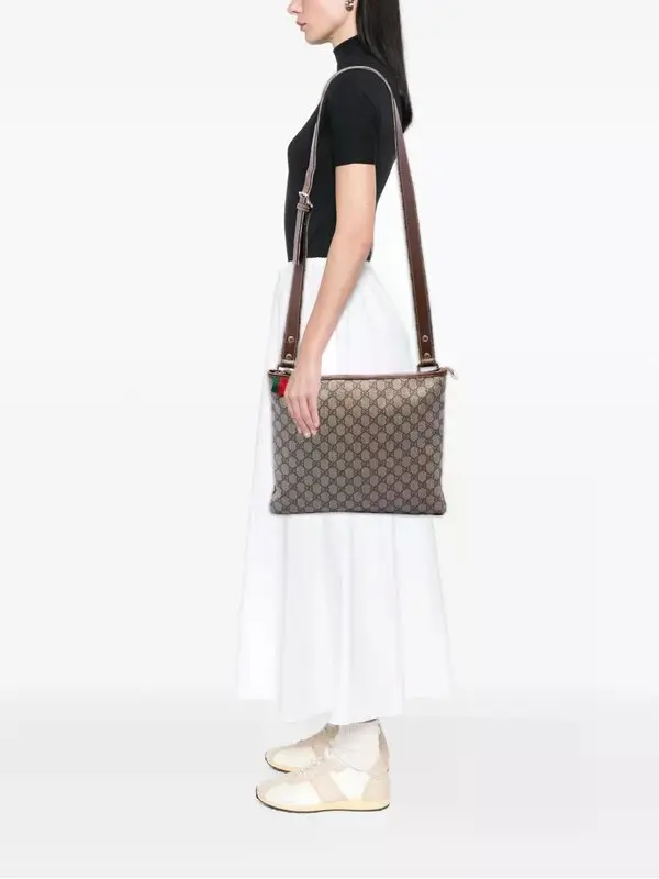 Gucci 2016-2026 Gg Supreme Web Crossbody Bag