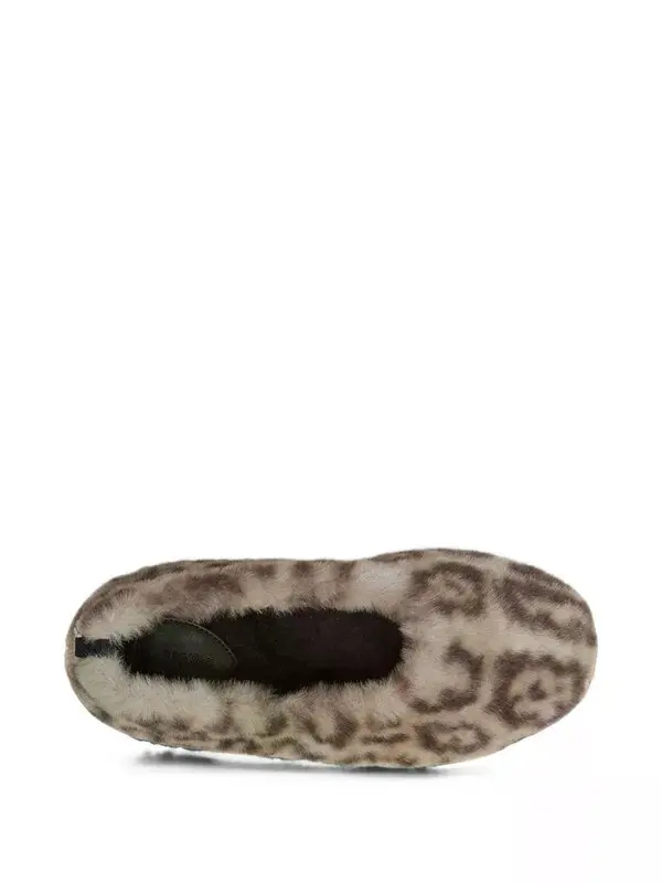 Apparis Magda Leopard-print Faux-fur Slippers