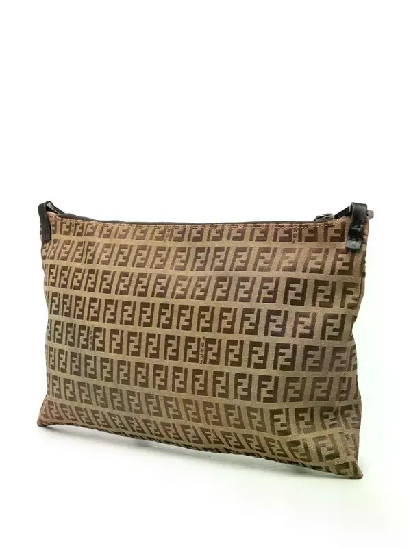 Fendi 2000-2010 Zucchino Canvas Crossbody Bag