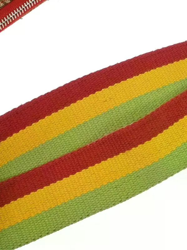 Dior 2004 Rasta Trotter Saddle Shoulder Bag