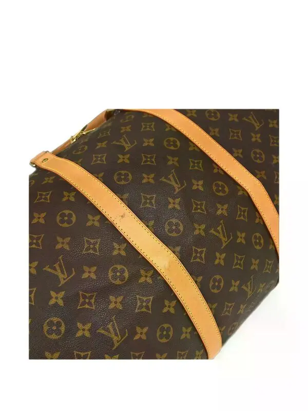 LOUIS VUITTON 1999s Monogram Keepall Bandouliere 60 Duffle Bag