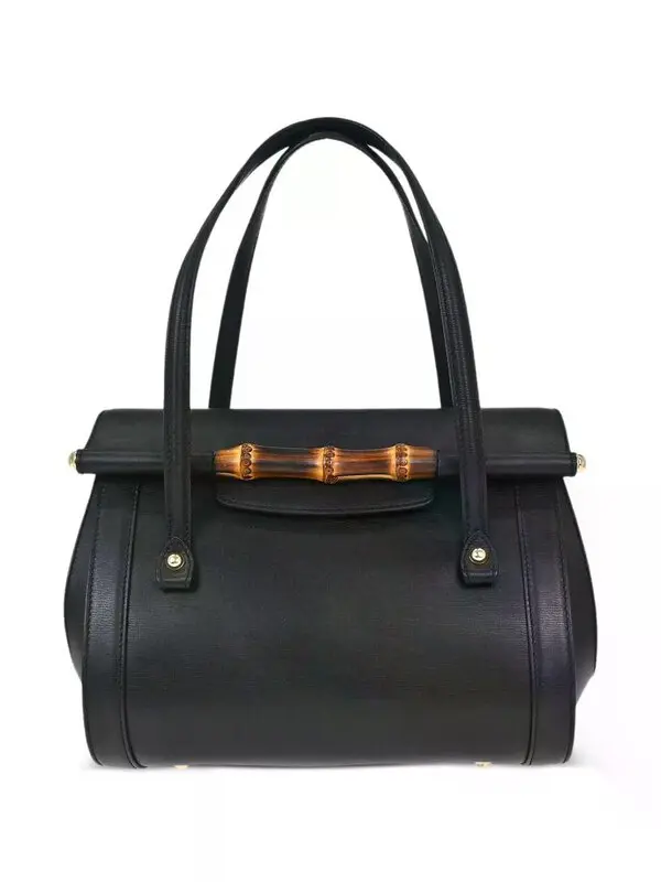 Gucci 2010s Bamboo Handbag - Black