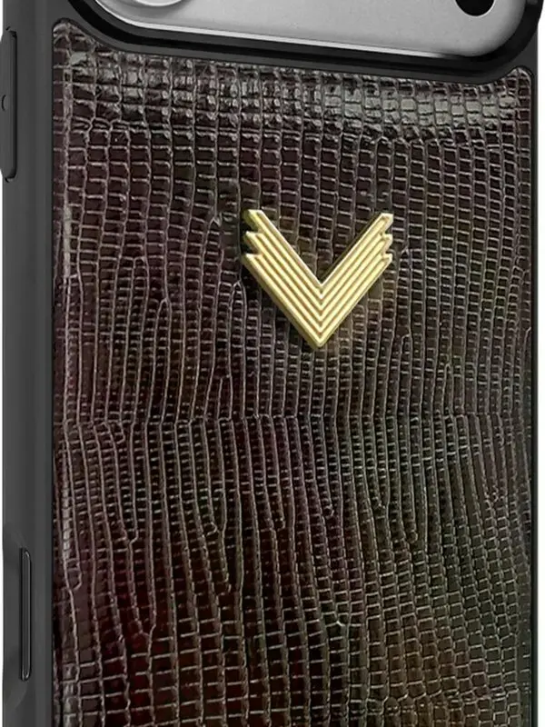 VELANTE Lizard-effect Leather Iphone 18 Pro Case