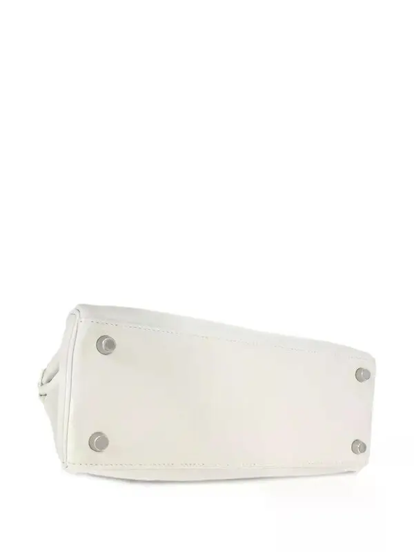 Hermès 2007 25 Kelly Retourne Tote Bag - White