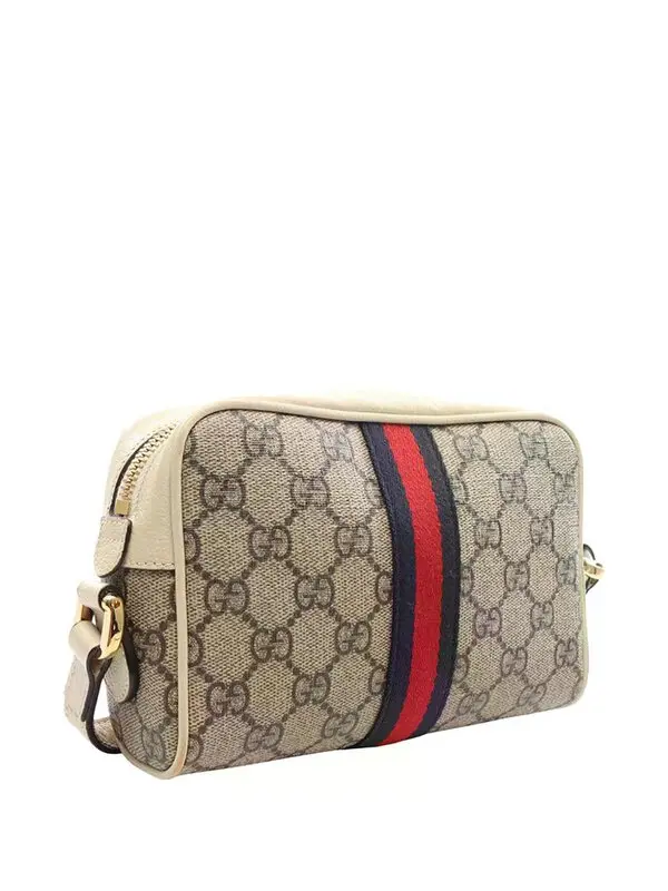 Gucci 2016-2026 Mini Gg Supreme Web Ophidia Crossbody Bag
