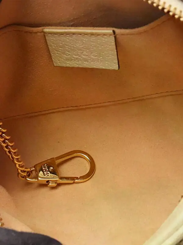 Gucci 2016-2026 Mini Gg Supreme Web Ophidia Crossbody Bag