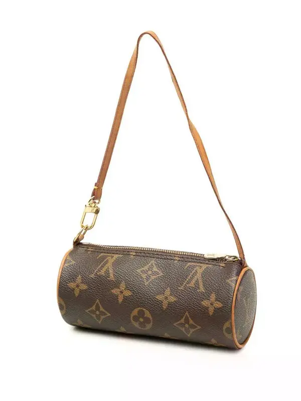 LOUIS VUITTON 2000-2026 Monogram Papillon Pochette Handbag - Brown