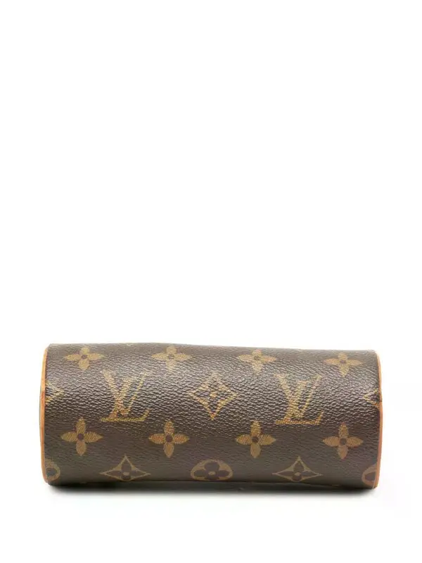 LOUIS VUITTON 2000-2026 Monogram Papillon Pochette Handbag - Brown