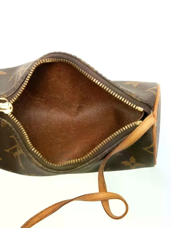 LOUIS VUITTON 2000-2026 Monogram Papillon Pochette Handbag - Brown