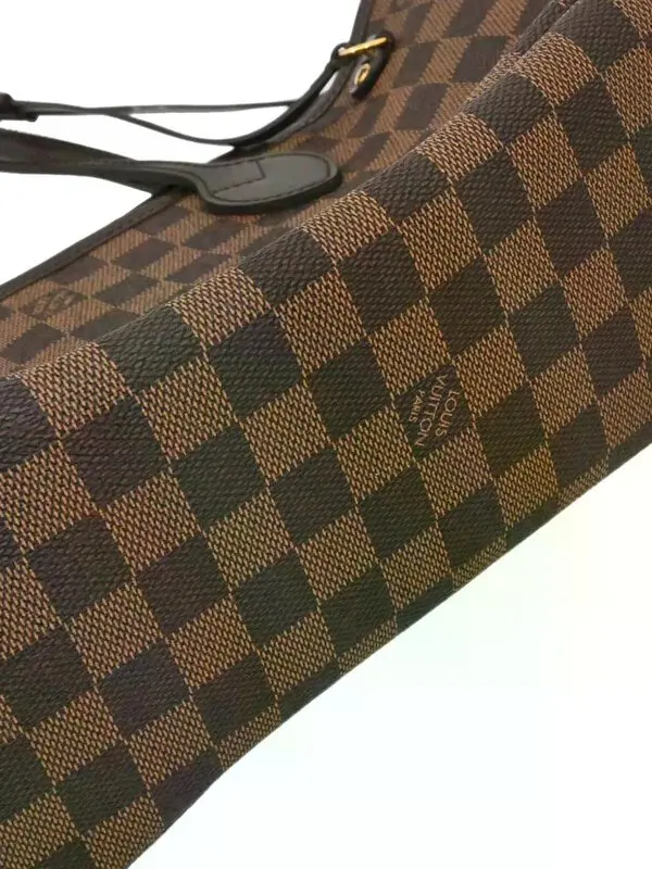 LOUIS VUITTON 2013 Pm Neverfull Damier Ebène Tote Bag