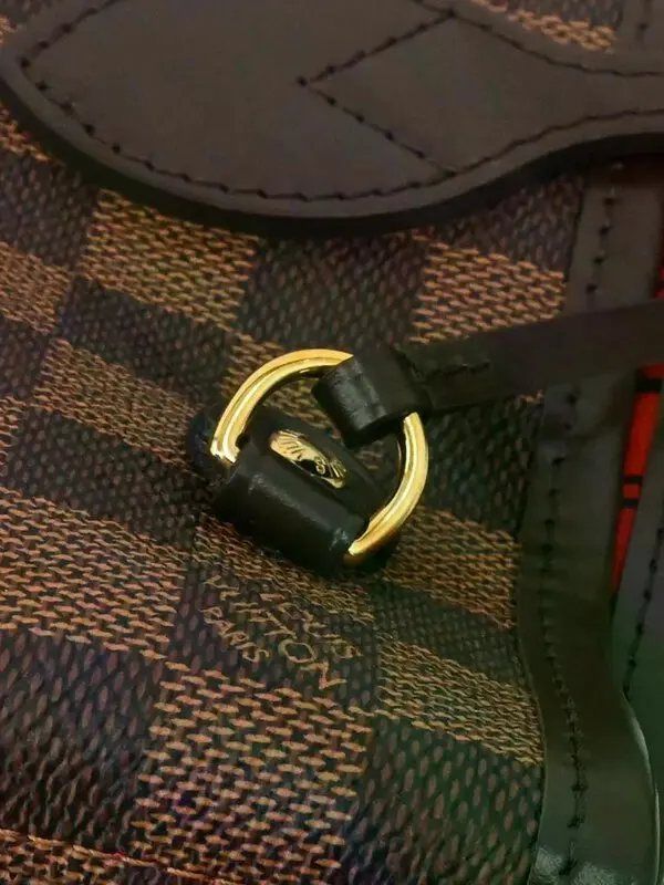 LOUIS VUITTON 2013 Pm Neverfull Damier Ebène Tote Bag