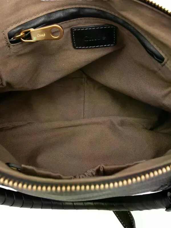 Chloé 2010 Medium Grained Leather Marcie Satchel - Black