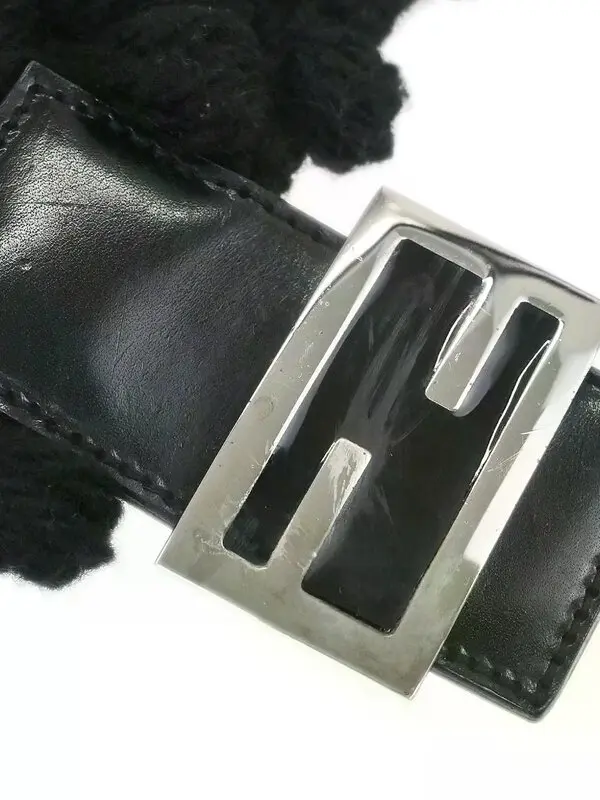 Fendi 1990-2000s Baguette Bobble-knit Handbag