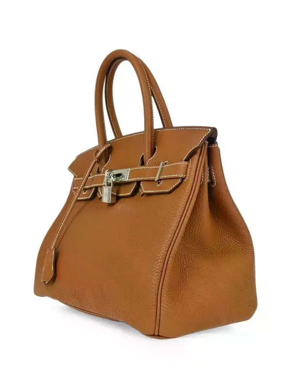 Hermès 2010s Togo Birkin 30 Tote Bag - Brown