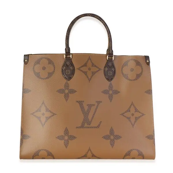 LOUIS VUITTON Monogram Reverse Canvas Onthego Gm