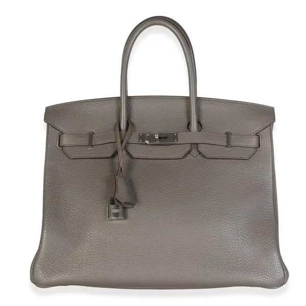 Hermès Etain Togo Birkin 35 Phw