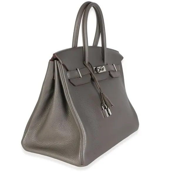 Hermès Etain Togo Birkin 35 Phw