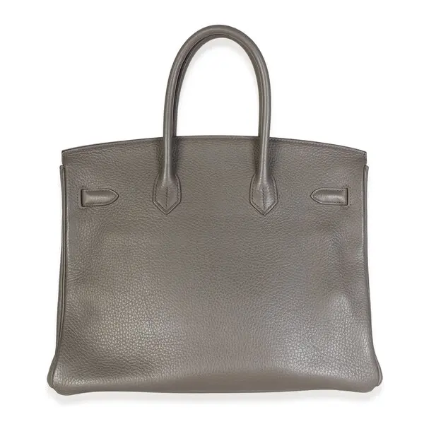 Hermès Etain Togo Birkin 35 Phw