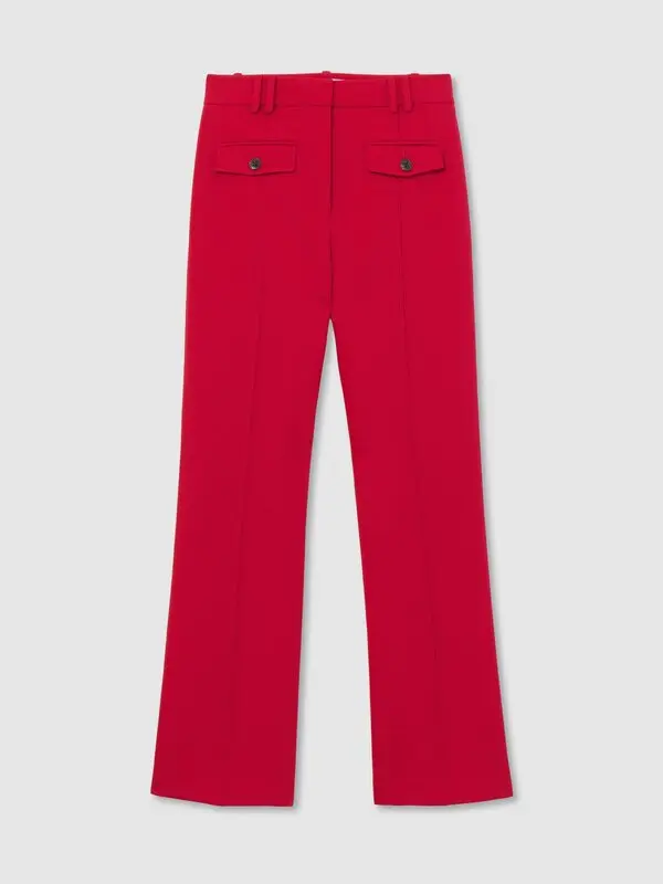 REISS Kira Twin-pocket High-rise Fla Trousers
