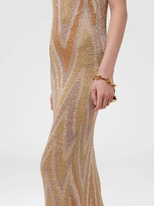 Missoni Long Dress In Zig Zag Jacquard