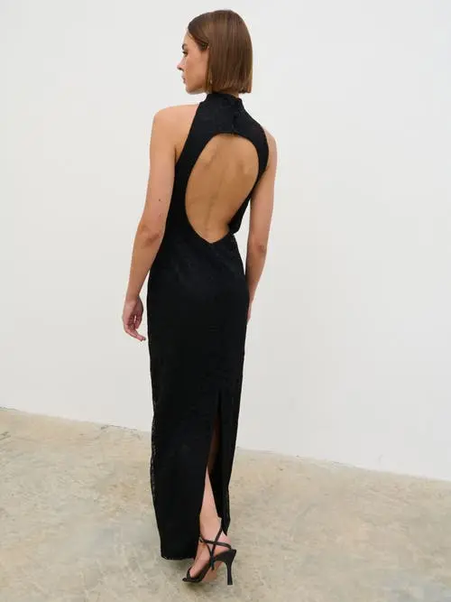 PRETTY LAVISH Rosalee Lace Maxi Dress