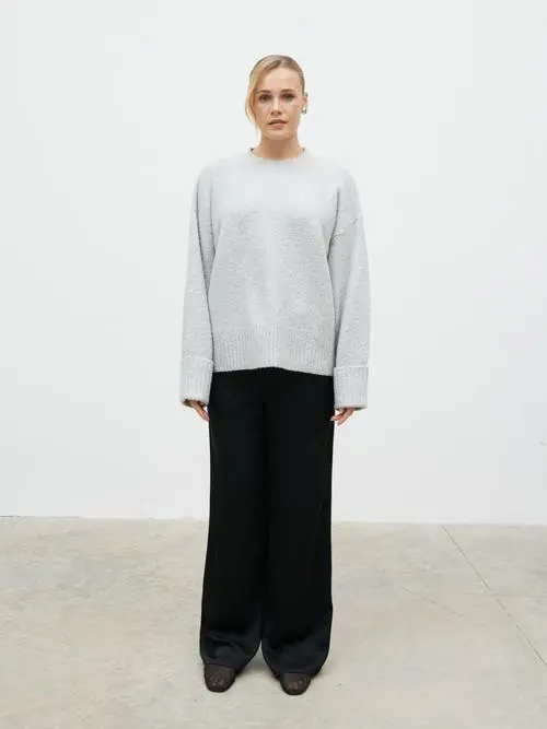 PRETTY LAVISH Camille Oversized Borg Jumper