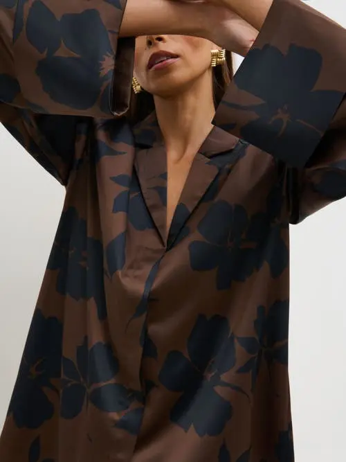PRETTY LAVISH Bobbi Relaxed Printed Shirt