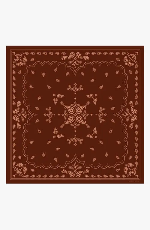 JESSIE ZHAO NEW YORK Scarlet Paisley Double Sided Silk Scarf - Red