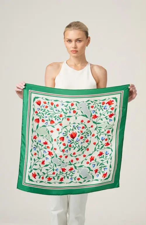JESSIE ZHAO NEW YORK Valley Double Sided Silk Scarf