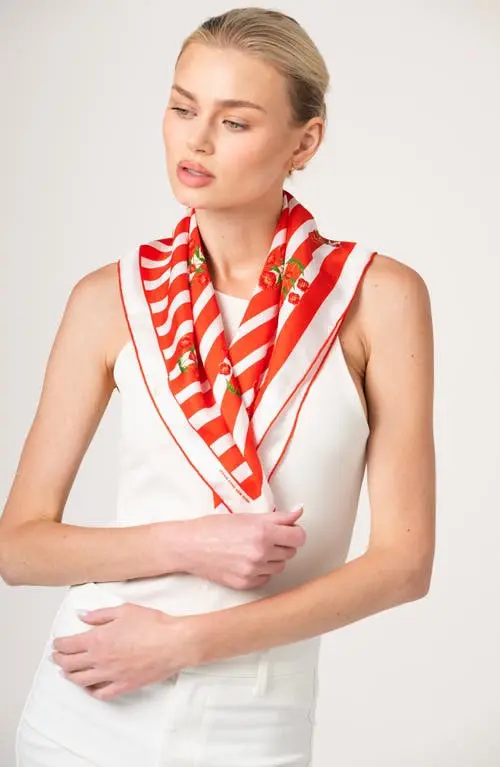 JESSIE ZHAO NEW YORK Passion Garden Double Sided Silk Scarf