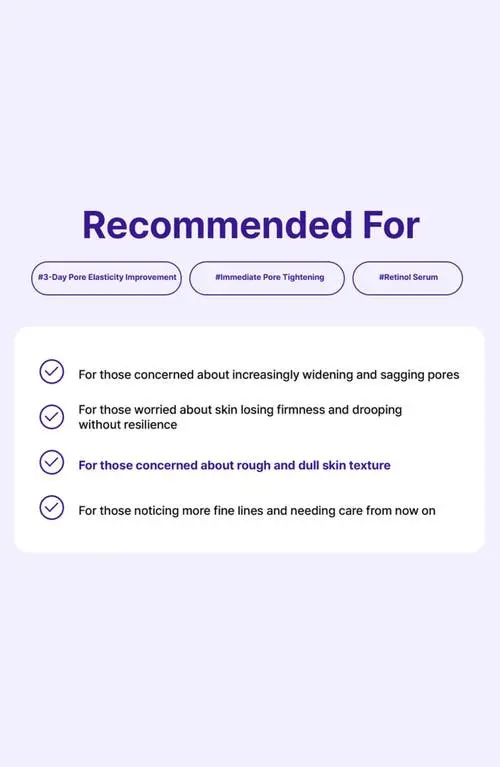REAL BARRIER Retiniol Pore Tightening Serum