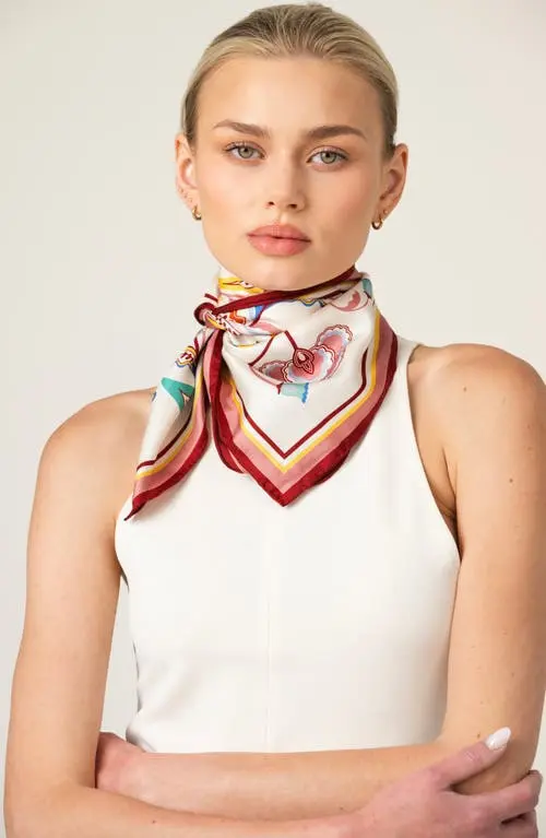 JESSIE ZHAO NEW YORK Terra Paisley Double Sided Silk Scarf