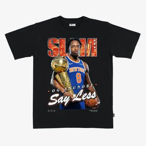 SLAM Og Anunoby New York Knicks 2026 Nba Finals Champions Cover T-shirt - Black