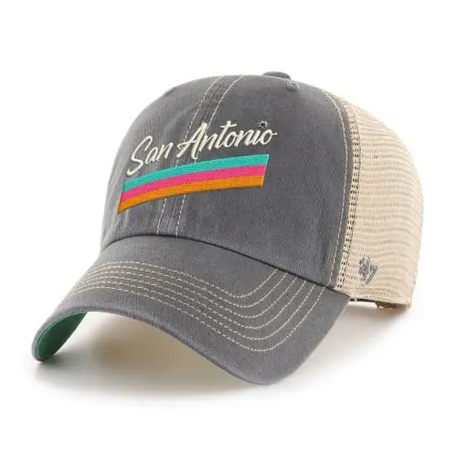 '47 San Antonio Spurs Trawler Hardwood Classics Clean Up Trucker Adjustable Hat