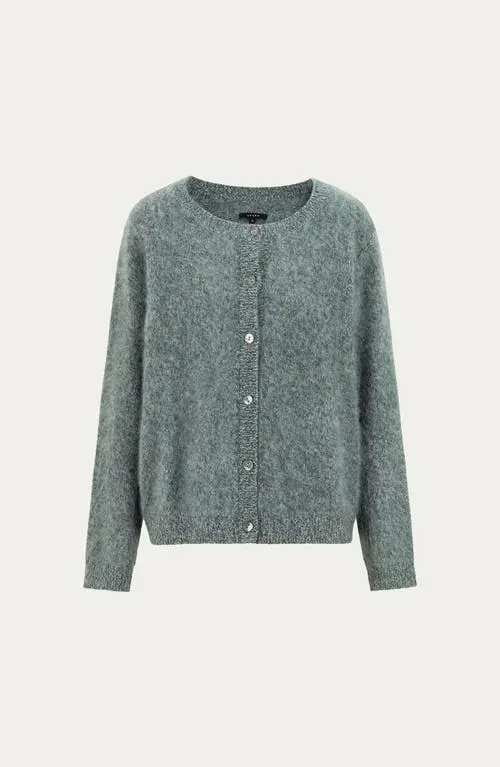 JUANA Brushed Wool-blend Cardigan