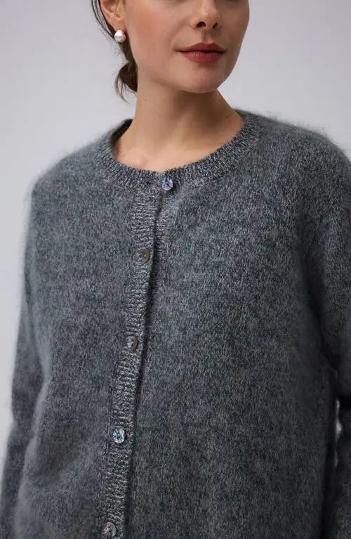 JUANA Brushed Wool-blend Cardigan